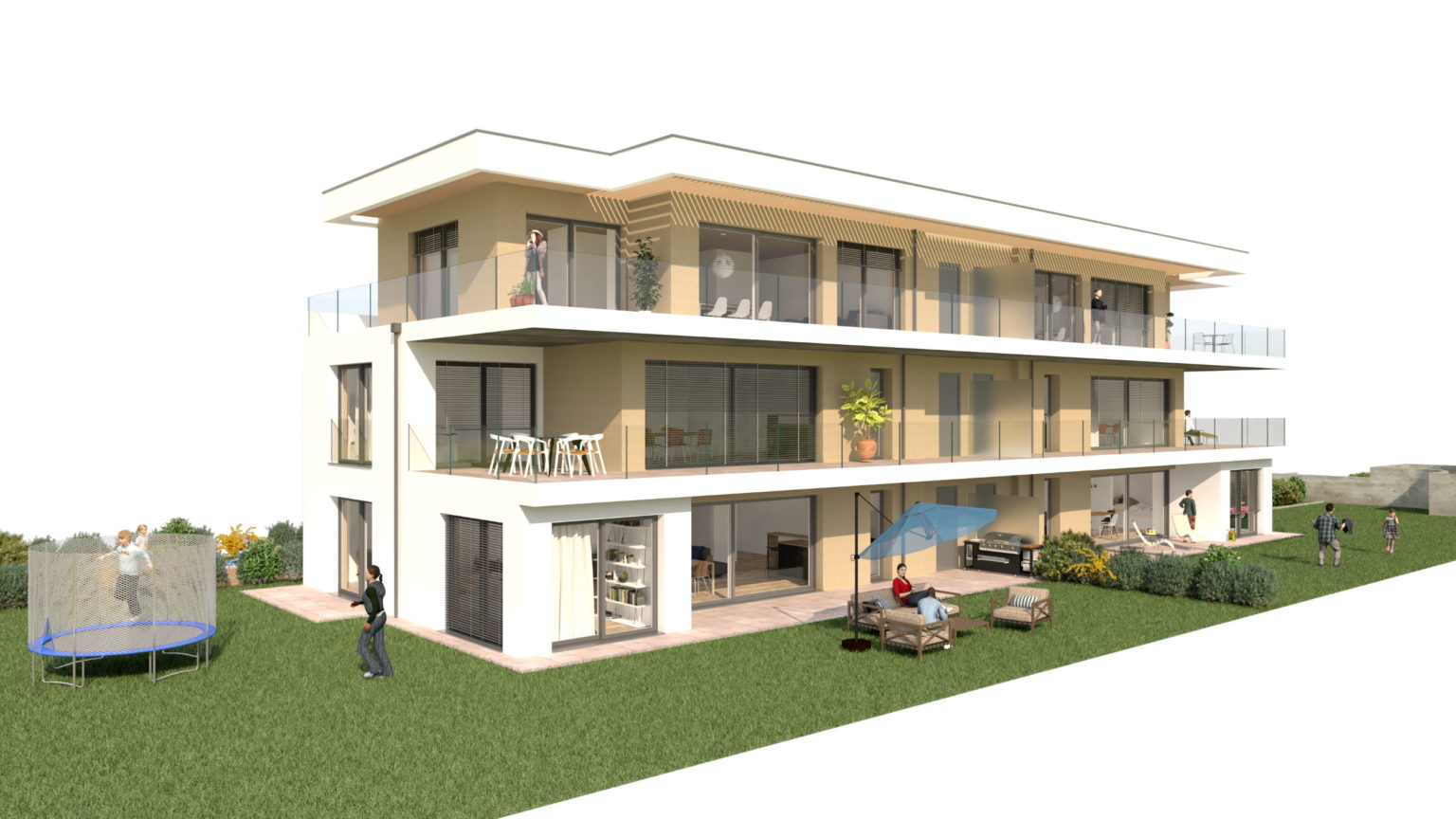 Chêne-Bourg : Immeuble de 6 logements – Effibat